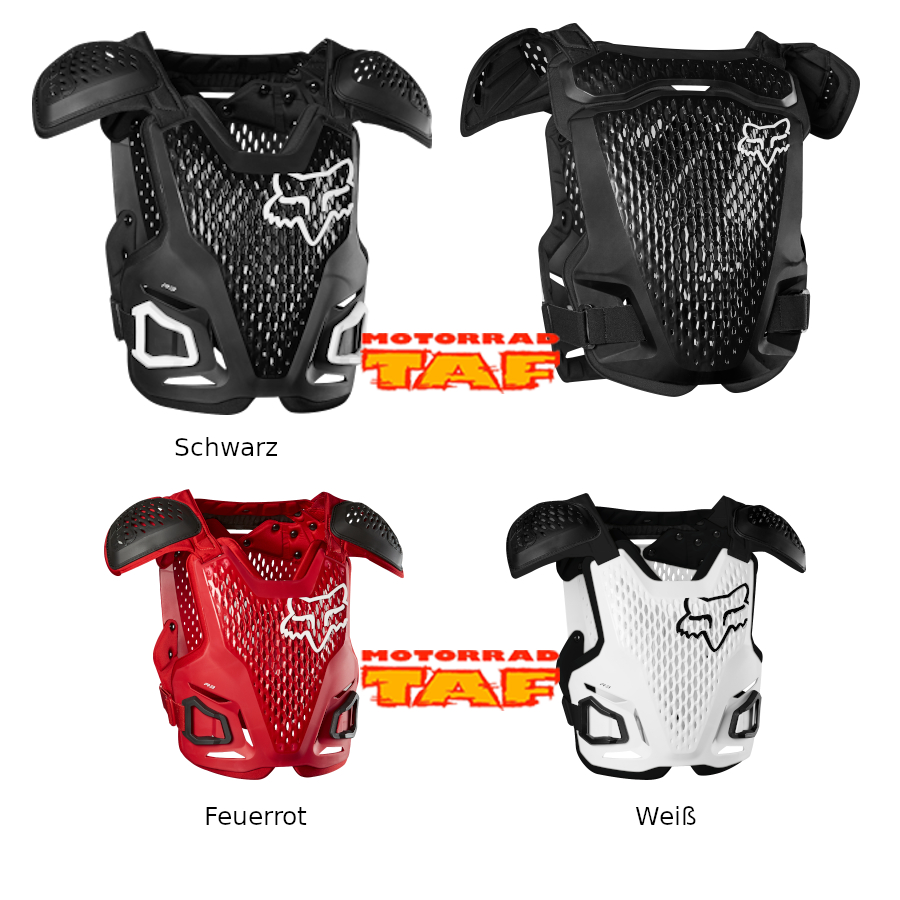 FOX Brustpanzer R3 Weiß Auto & Motorrad Motorräder, Ersatzteile ...