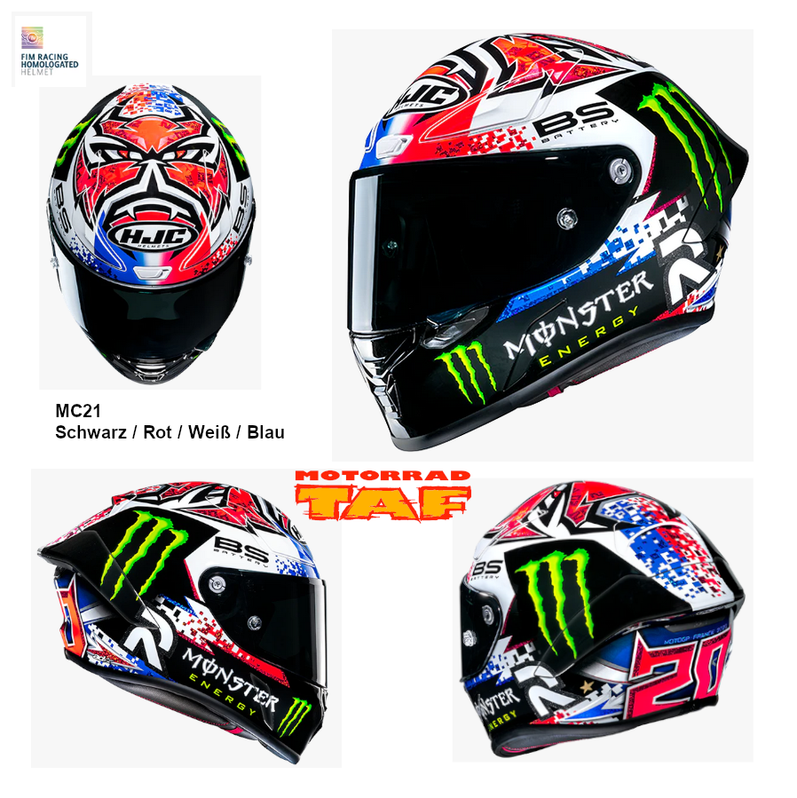 Motorrad TAF HJC RPHA 1 Quartararo le mans SP Integralhelm 24 Onlineshop